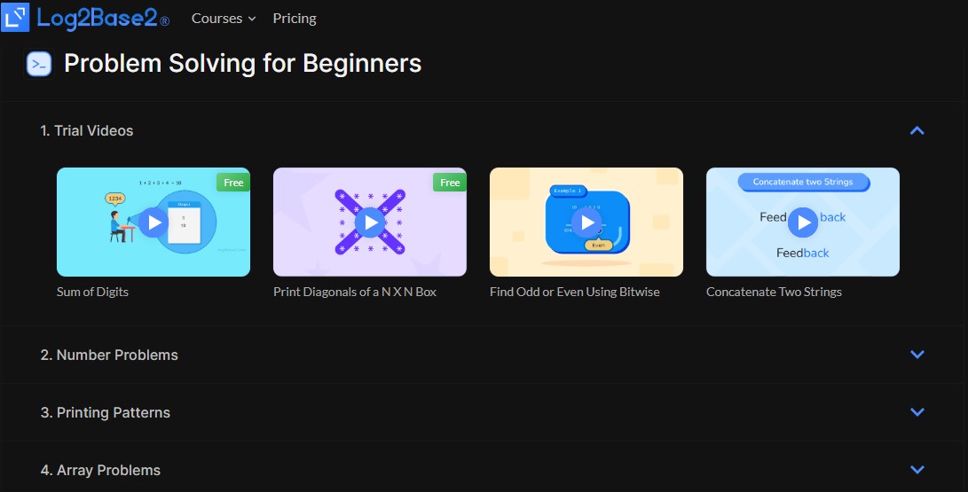 Problem Solving – Programming24 School